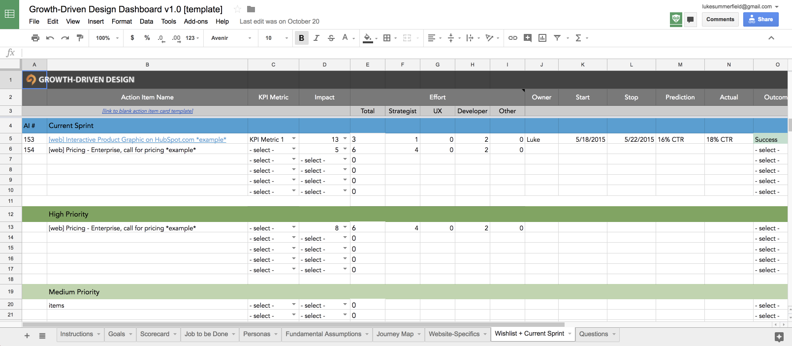 Recommended Tools for Growth-Driven Design